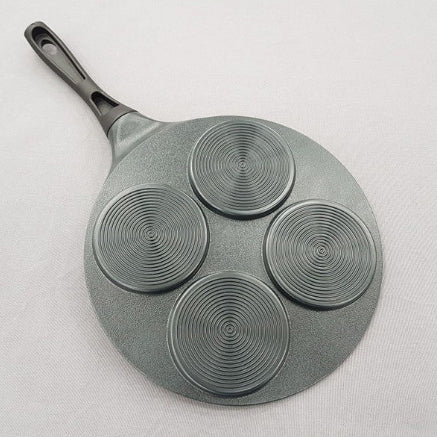 4 in 1 Egg Pancake Multi Sectional Pan 4 Dimples hole fry pan ( MADE I ...